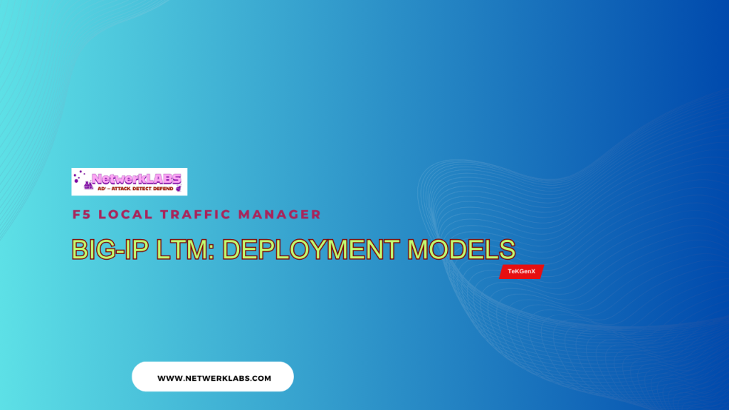 BIG-IP LTM: Deployment Models – Netwerk_LABS