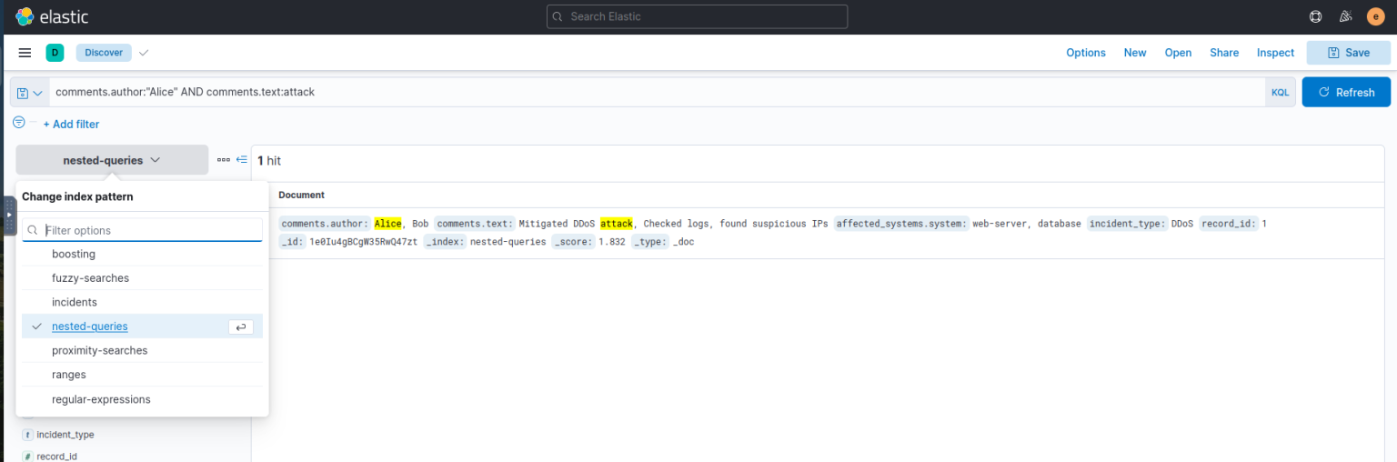ELASTIC SIEM: Kibana Query Language (KQL) – Netwerk_LABS