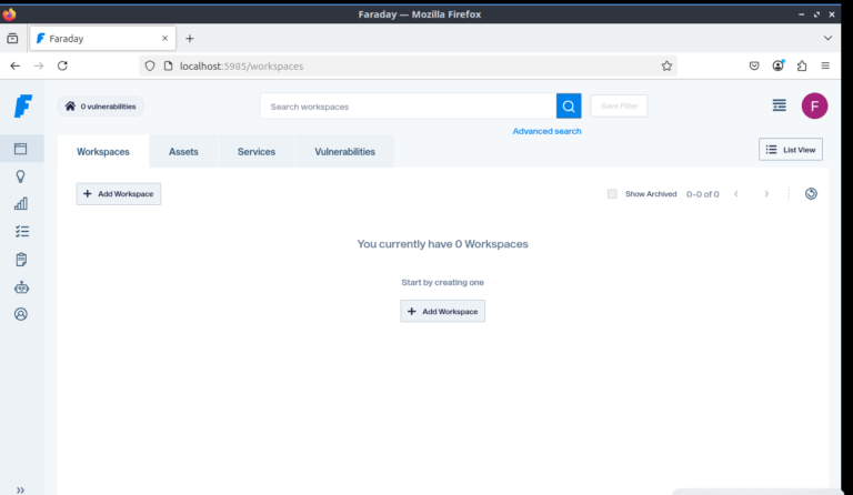 Vulnerability Management: FARADAY – Netwerk_LABS