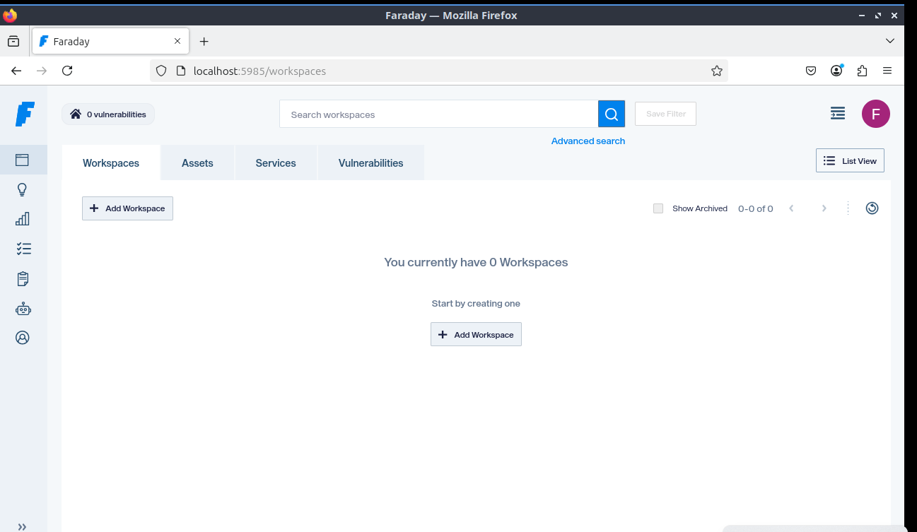 Vulnerability Management: FARADAY – Netwerk_LABS