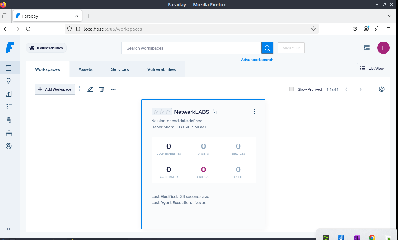 Vulnerability Management: FARADAY – Netwerk_LABS
