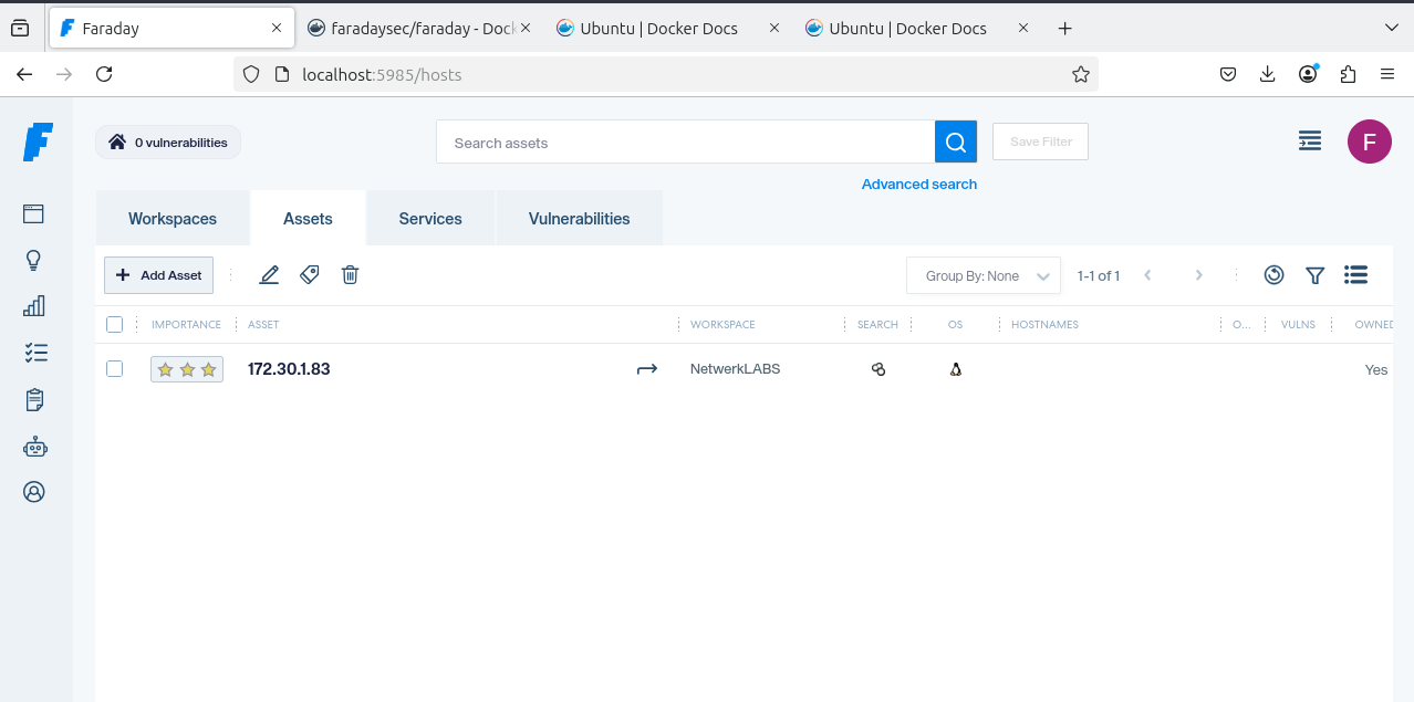 Vulnerability Management: FARADAY – Netwerk_LABS