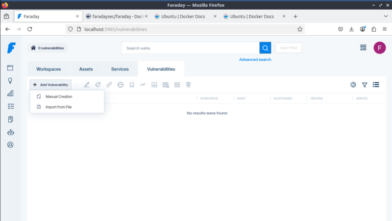 Vulnerability Management: FARADAY – Netwerk_LABS