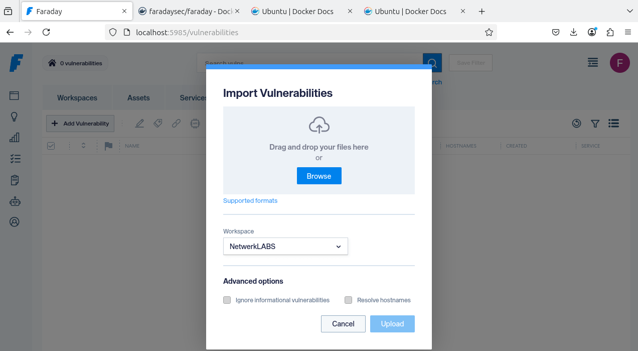 Vulnerability Management: FARADAY – NetwerkLABS