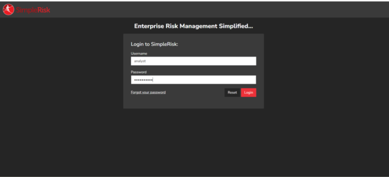 GRC 101: SimpleRisk Core (Community Edition) – NetwerkLABS