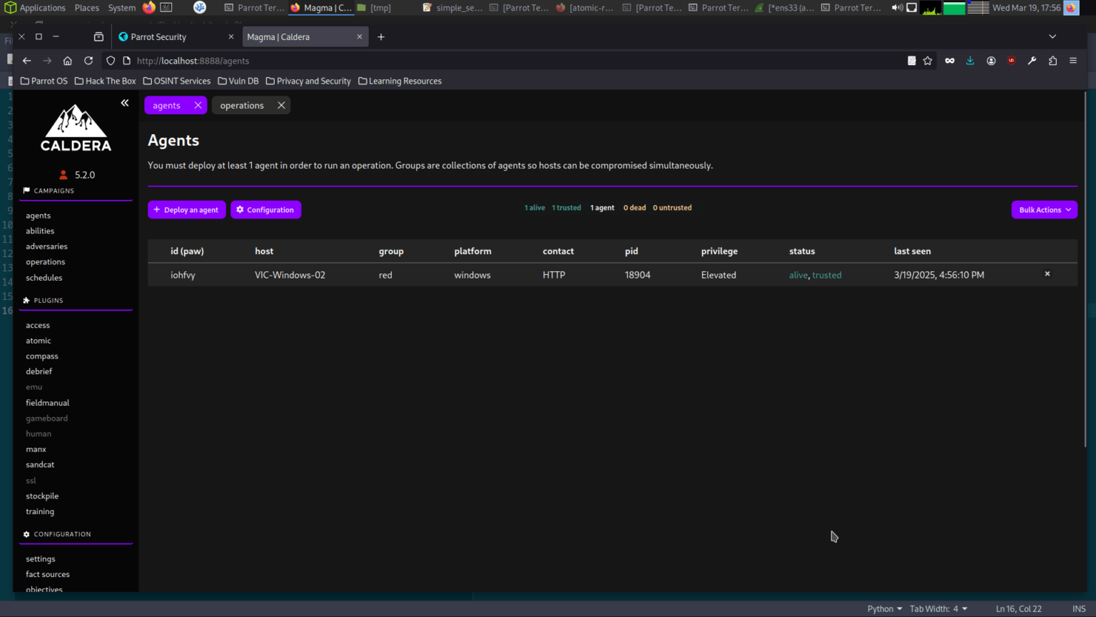 Caldera: Simulating a Complete Attack Chain – NetwerkLABS