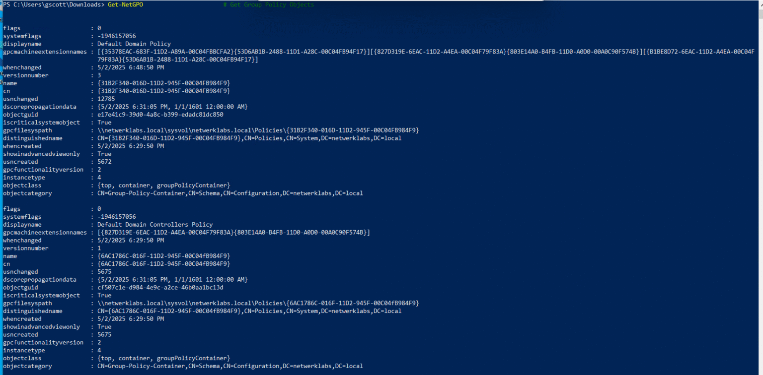 Active Directory Enumeration with PowerView – Netwerk_LABS